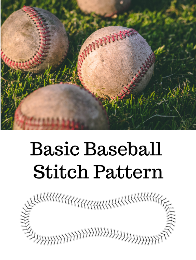 Free Crochet Pattern: Amigurumi Baseball - Moonbeam Stitches